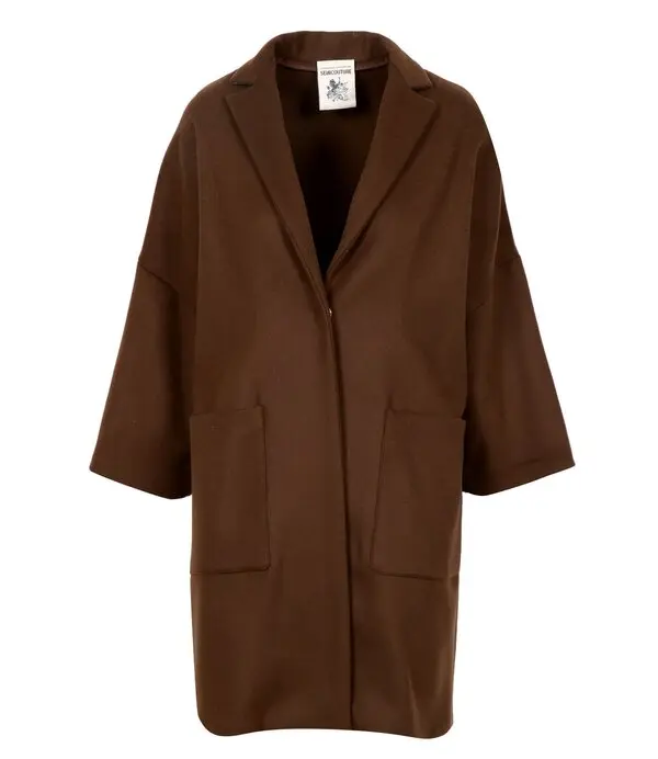 SEMICOUTURE Double Wool Cloth Coat
