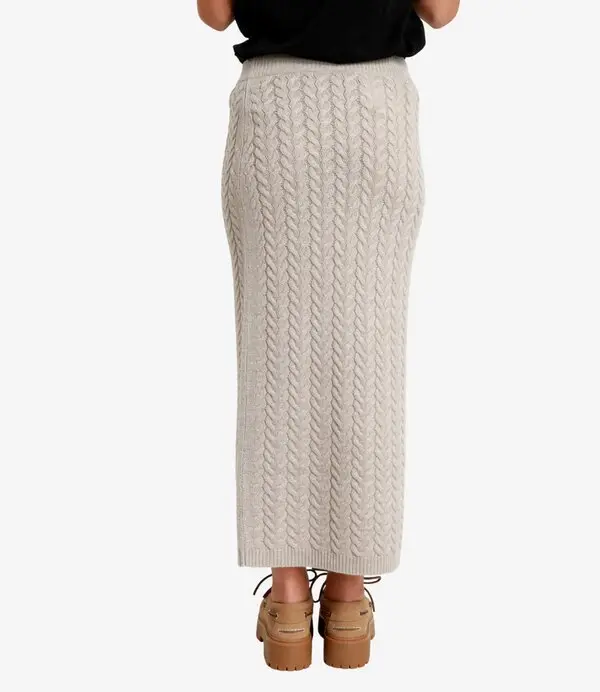 Max Mara Wool And Cashmere Blend Midi Skirt