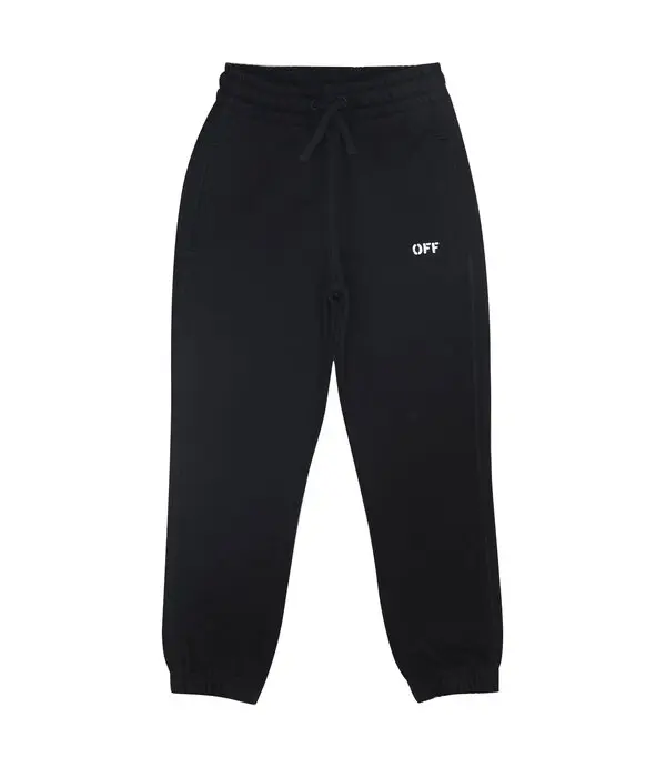 Off White Off-white Logo Tapered Leg Sweatpants