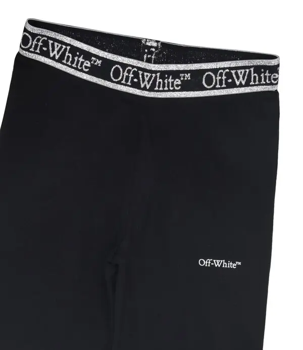 Off White Logo Elastic Waistband Trousers