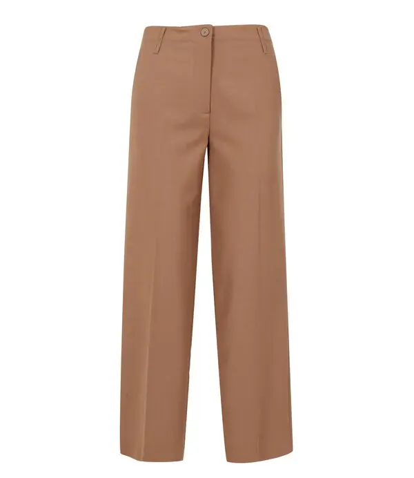 SEMICOUTURE Cool Wool Wide Leg Trousers