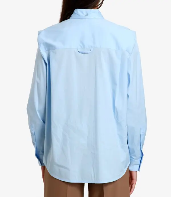 SEMICOUTURE Cotton Poplin Button-down Shirt