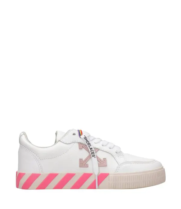 Off White Off-white Leather Sneakers
