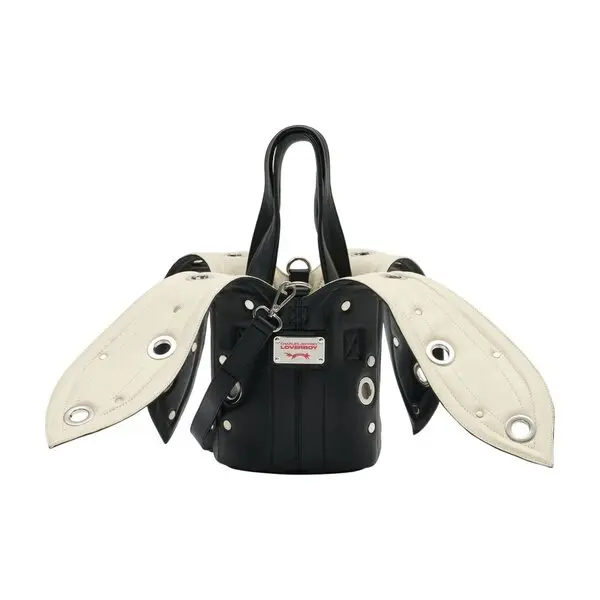CHARLES JEFFREY Banana Novelty Leather Purse