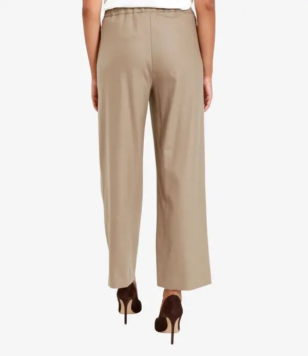 Max Mara Stretch Wool Flannel Trousers