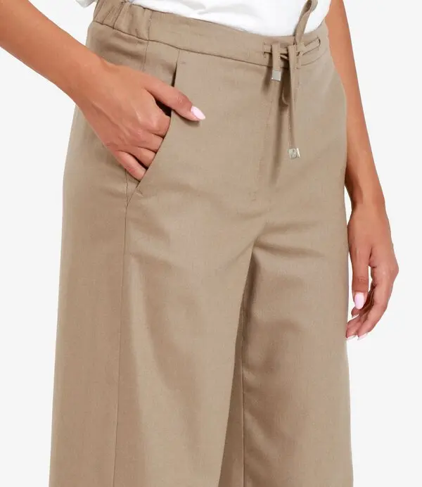 Max Mara Stretch Wool Flannel Trousers