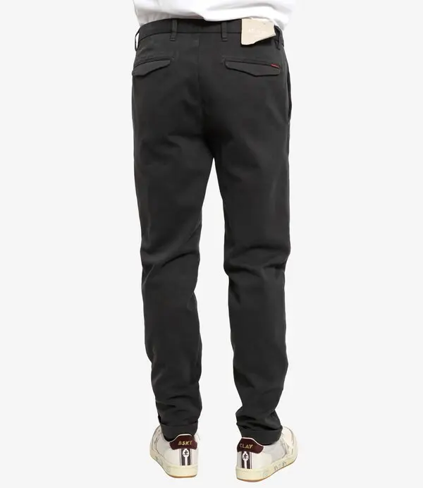 AT.P.CO Slim Fit Trousers - Anthracite