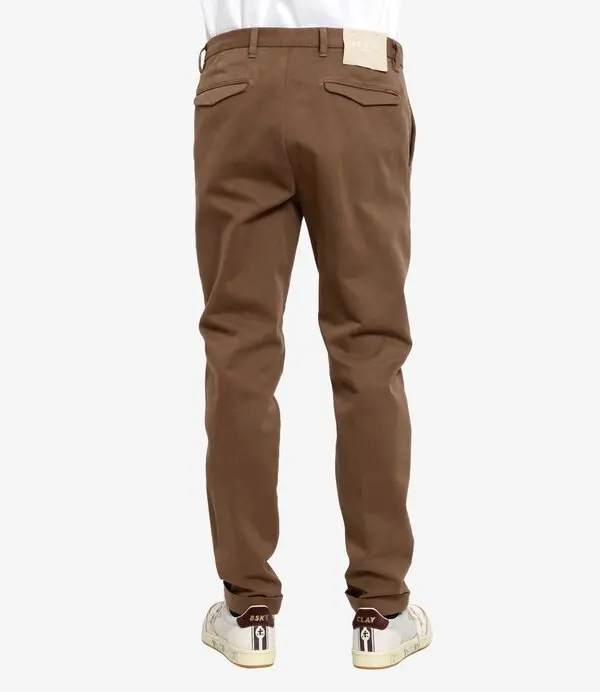 AT.P.CO Slim Fit Trousers - Fango