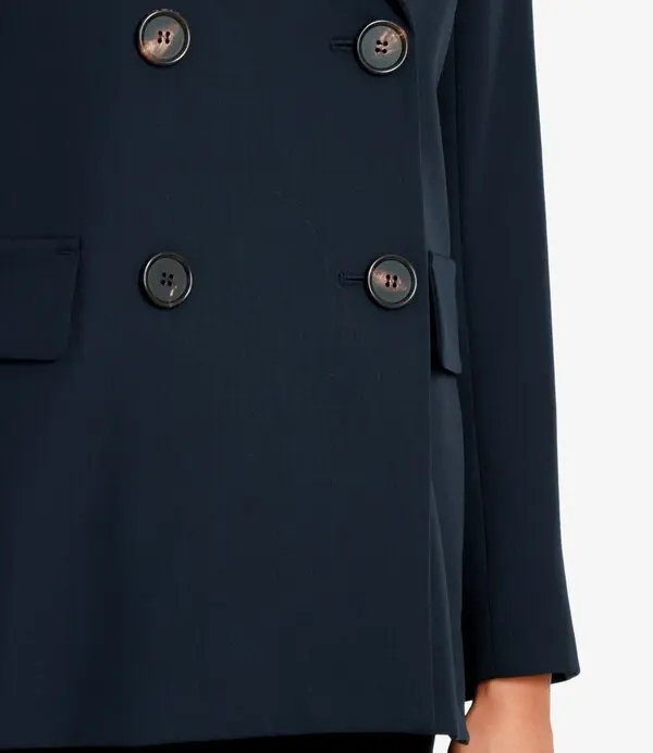 Max Mara Wool Crepe Double-breasted Blazer