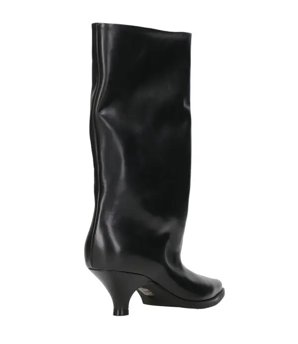 Elena Iachi Pointed Toe Leather Boots