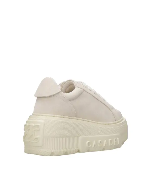 Casadei Suede Leather Sneakers - Powder