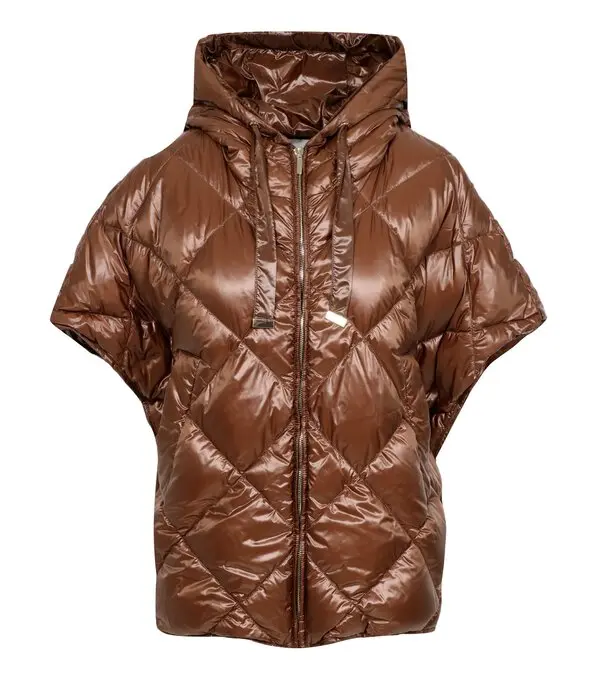 Max Mara Diamond Quilted Down Jacket