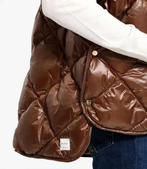 Max Mara Diamond Quilted Down Jacket