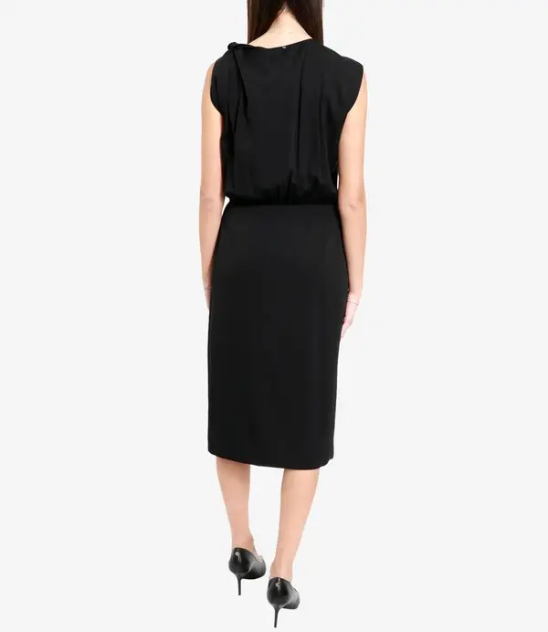 Sportmax Sleeveless Silk Dress