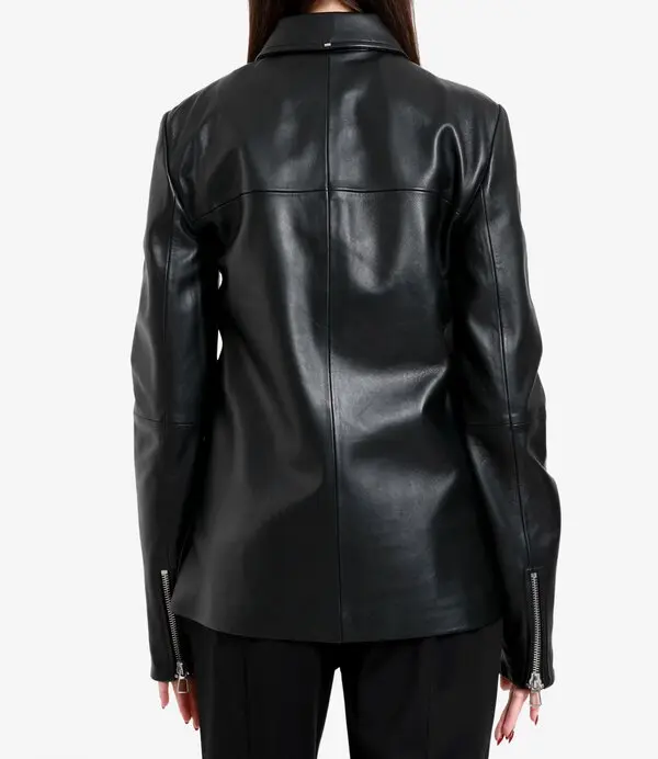 Sportmax Leather Coat