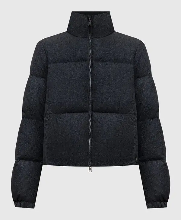 Woolrich Printed Wool Down Jacket