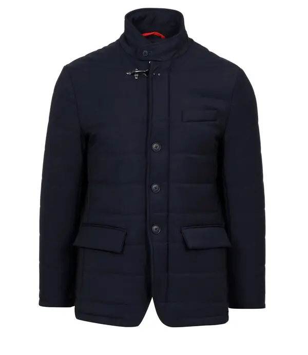 FAY Water Repellent Padded Jacket With Hook Detail