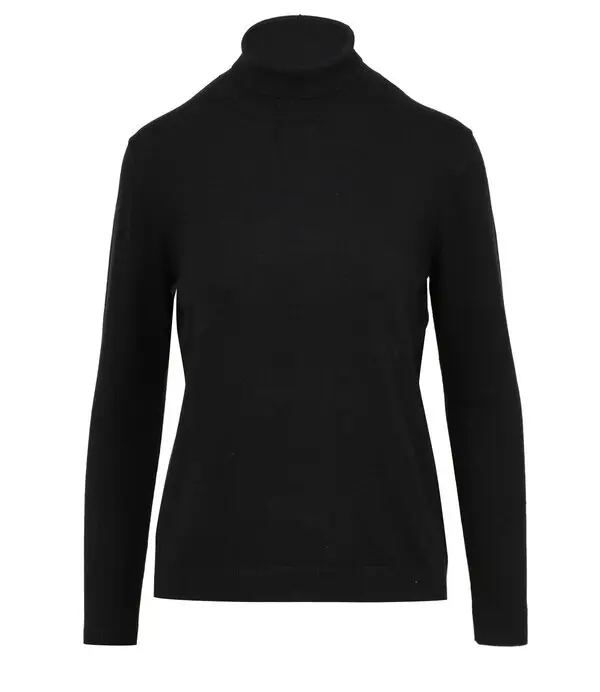 Max Mara High-neck Silk And Wool Sweater
