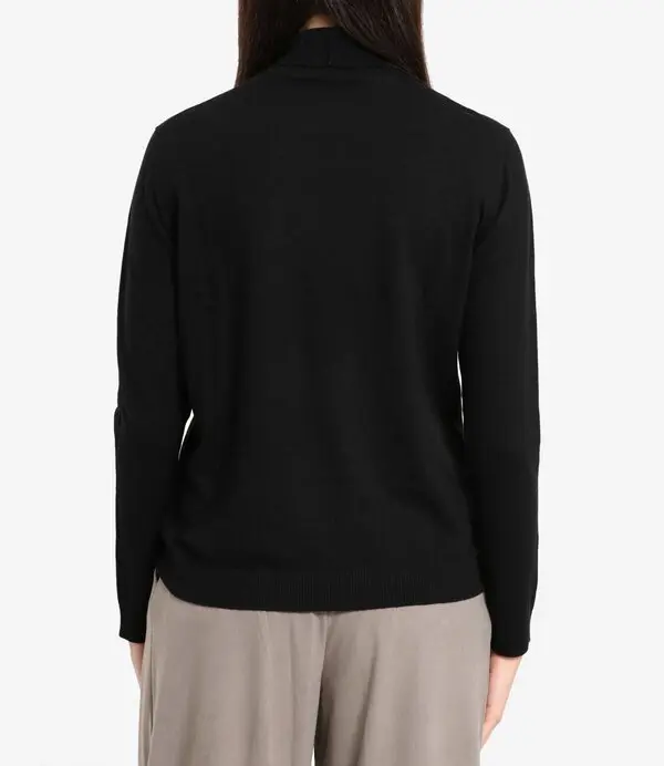 Max Mara High-neck Silk And Wool Sweater