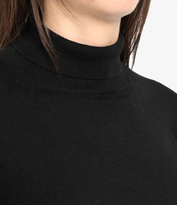 Max Mara High-neck Silk And Wool Sweater