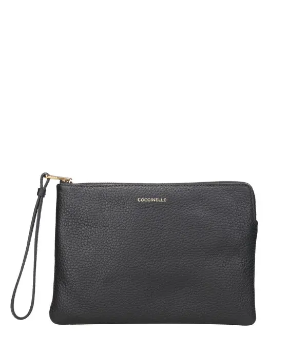 COCCINELLE Grained Leather Wristlet