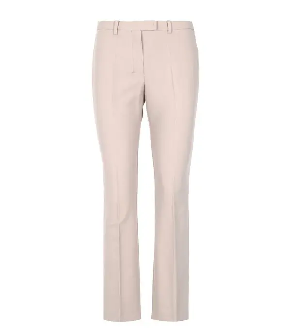 Max Mara Flared Stretch Trousers - Beige