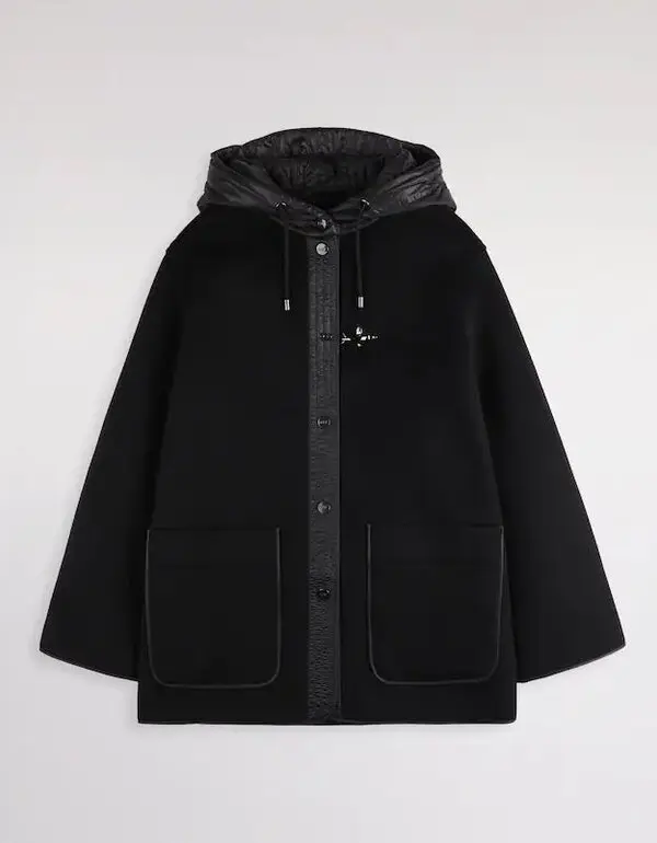FAY Bi-material Pea Coat
