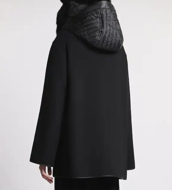 FAY Bi-material Pea Coat