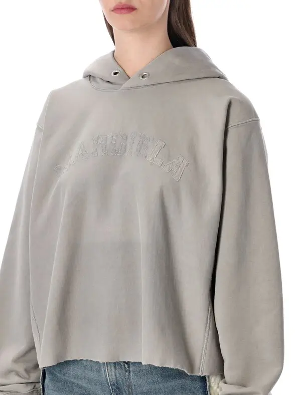 MAISON MARGIELA Décortiqué Logo Cotton Hoodie