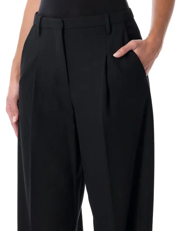 BY MALENE BIRGER Elsa Wide-leg Trousers - Black