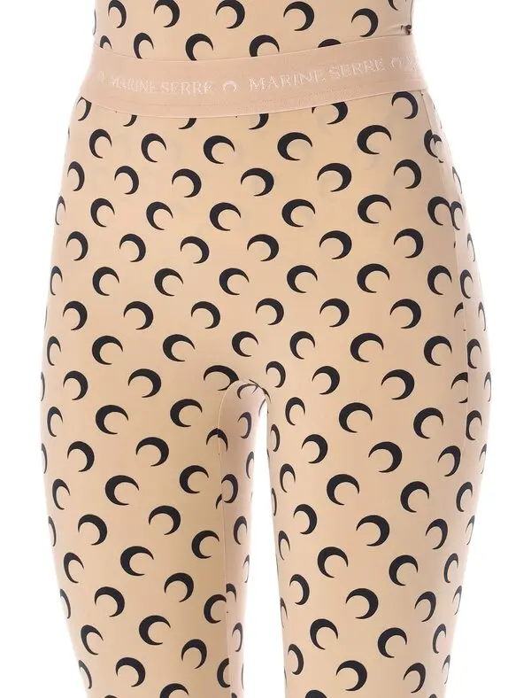 MARINE SERRE Moon Print Leggings