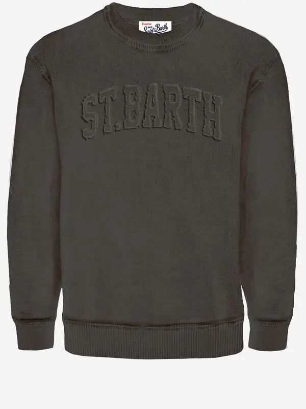 MC2 SAINT BARTH Cotton Sweatshirt With Embroidery