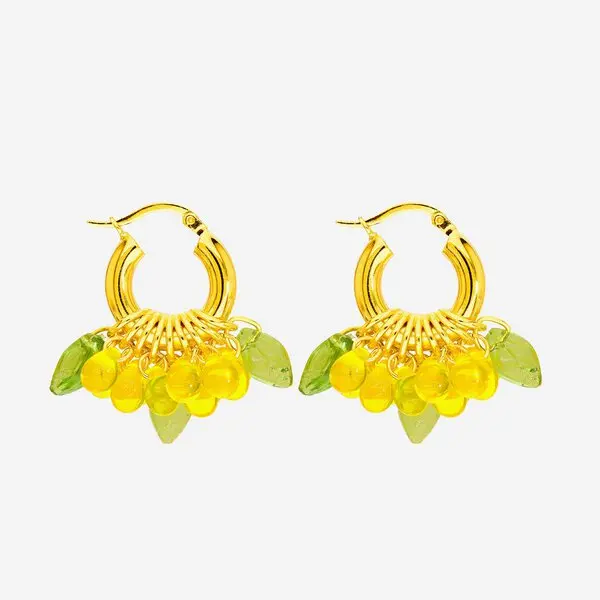 ANNELE Mini Baby Buttercup Earrings - Red