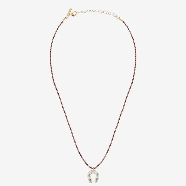 MYA BAY Mini Horseshoe Necklace - Red