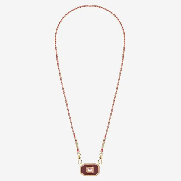 MYA BAY Yucatan Burgundy Necklace - Red