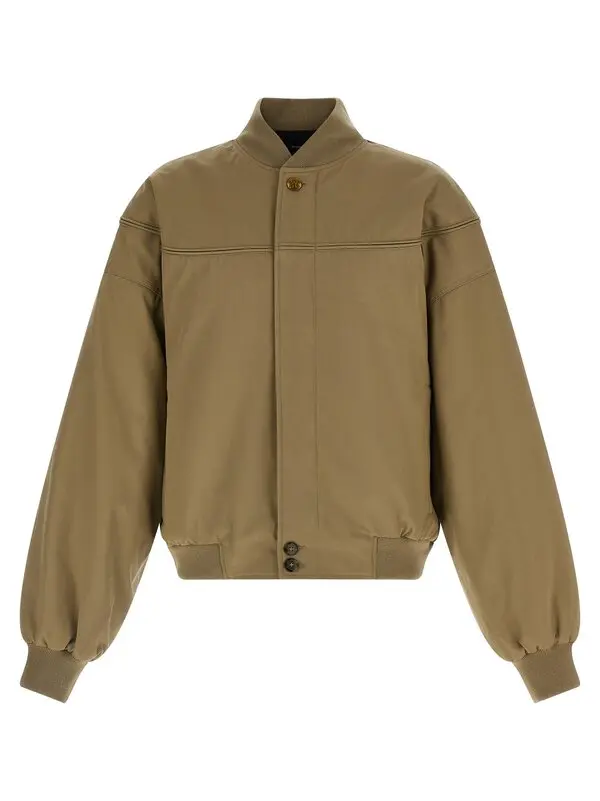 WILLY CHAVARRIA Gas Station' Bomber Jacket - Beige