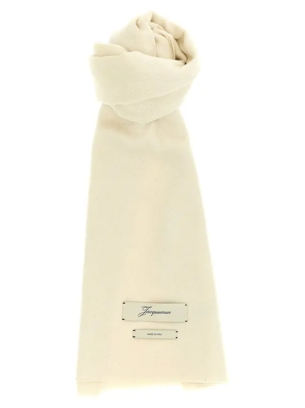 Jacquemus L'echarpe Cachemiro' Scarf - Beige