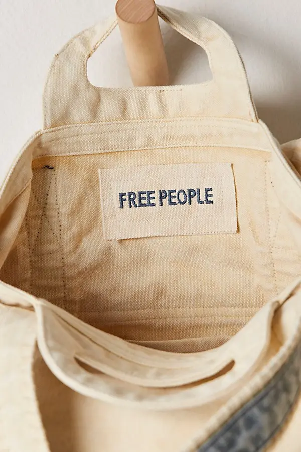 Free People Cordes Canvas Tote - Natural