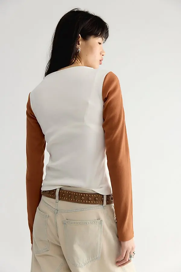 SUNDAY MARKET Folklorian Twist Long Sleeve Top