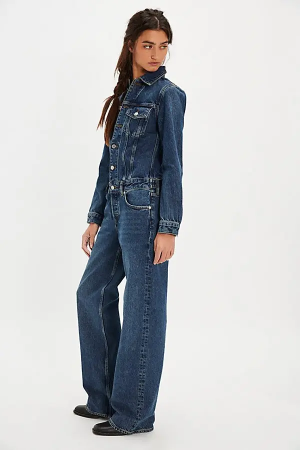 AGOLDE Esther Denim Jumpsuit - Form