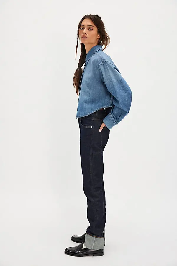 AGOLDE Jetta Stacked Skinny Jeans - Rinse
