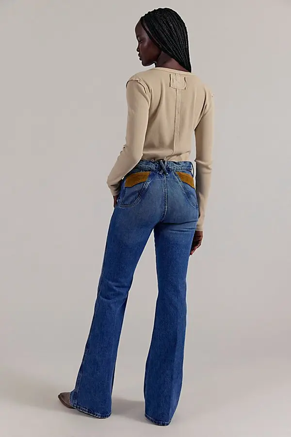 MOTHER The Pointy Pocket Doozy Heel Jeans