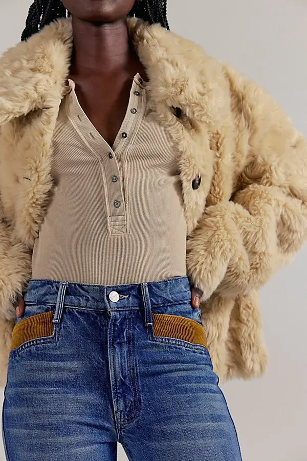 MOTHER The Pointy Pocket Doozy Heel Jeans
