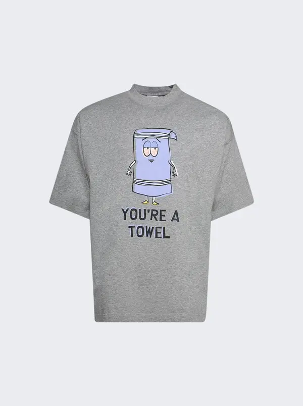 Vetements I'm A Towel Oversized Tee Melange - Grey