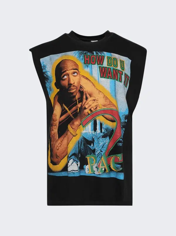 EARTHLING VIP Tupac Vintage Sleeveless Tee Tupac