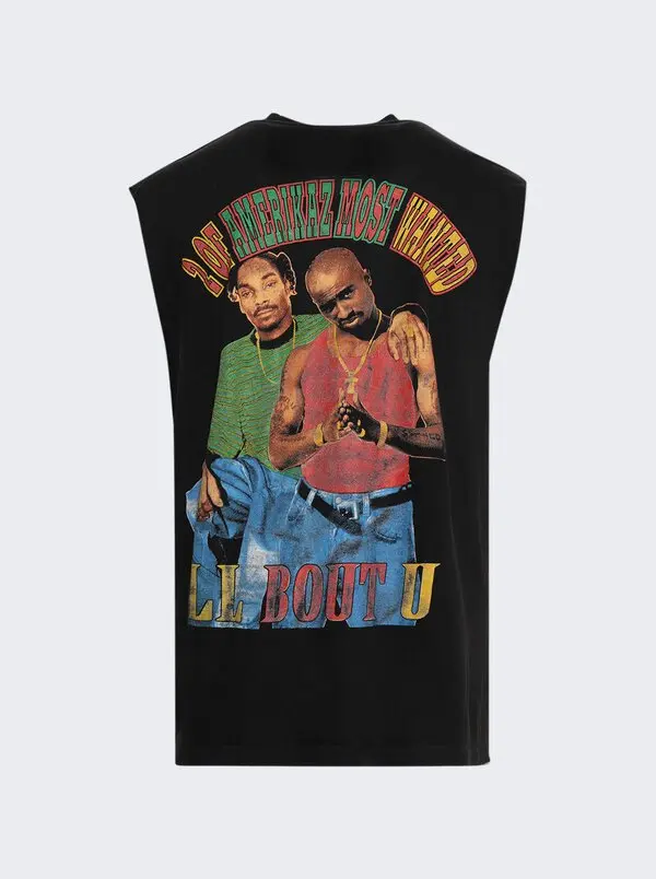 EARTHLING VIP Tupac Vintage Sleeveless Tee Tupac