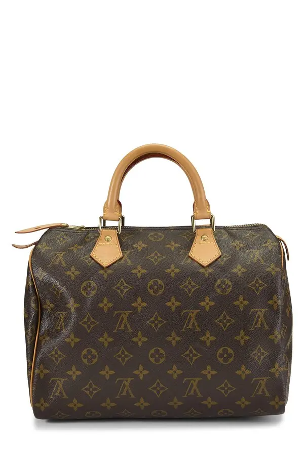 LOUIS VUITTON Monogram Speedy 35 - Brown