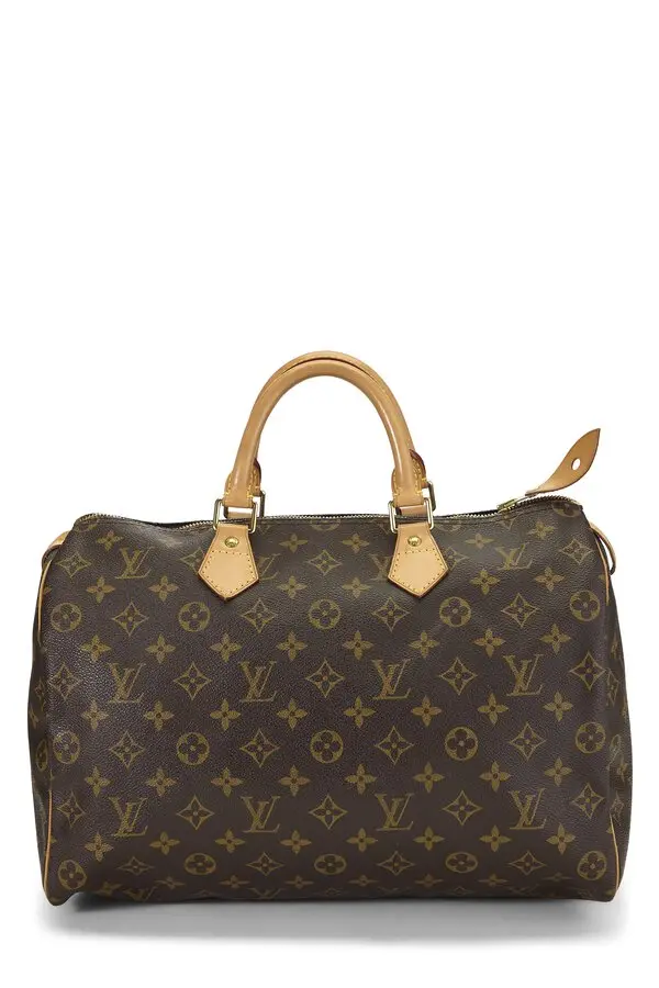 LOUIS VUITTON Monogram Speedy 35 - Brown