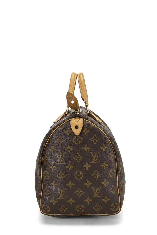 LOUIS VUITTON Monogram Speedy 35 - Brown