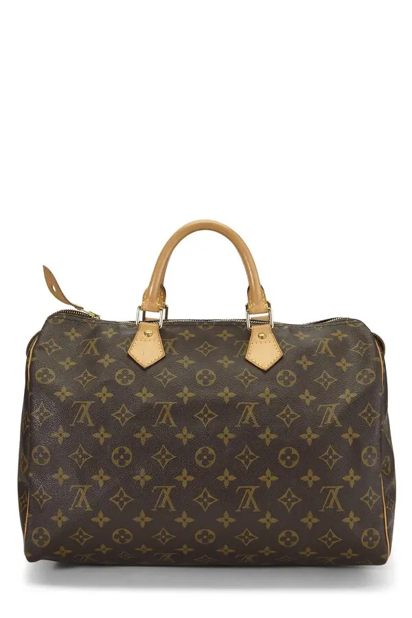 LOUIS VUITTON Monogram Speedy 35 - Brown